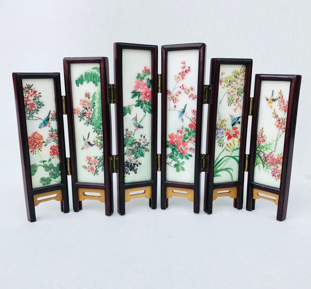 Mini Folding Screen Folding Wall Paravant Píngfēng Table Wall - Etsy