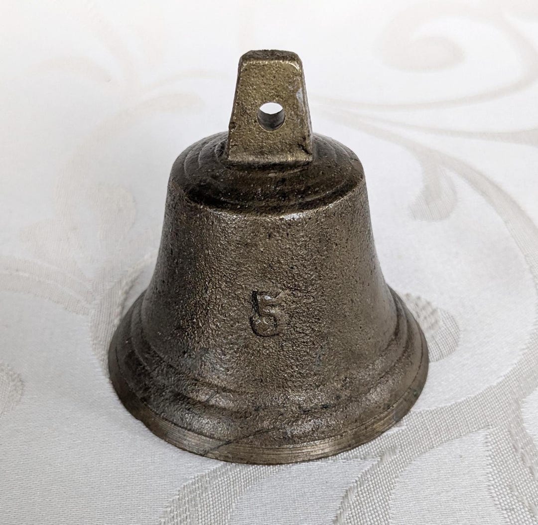 Vintage Small Bronze Bell 6.5 Cm Hanging Bell Doorbell Country House ...