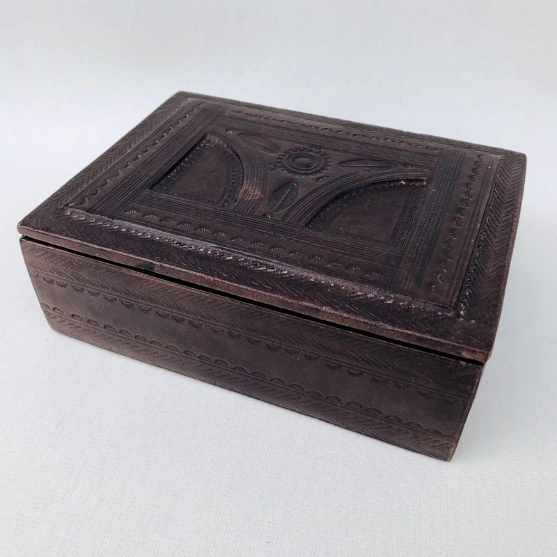 Leather Box - Etsy