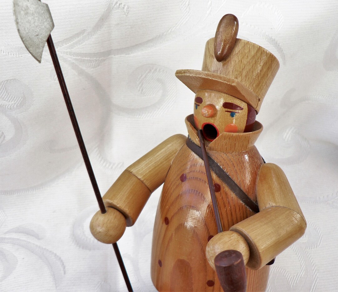 Incense Smoker With Halberd Horn and Pipe Erzgebirge Soldier - Etsy