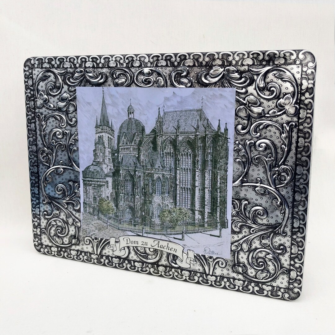 Large Metal Tin Gingerbread Tin Aachen Cathedral Tin Tin Aachender ...