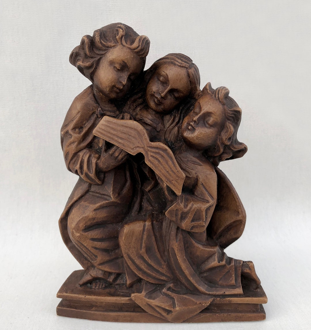 Putto Angel for Setting up Wings Polyresin Singing Putti Song Book - Etsy