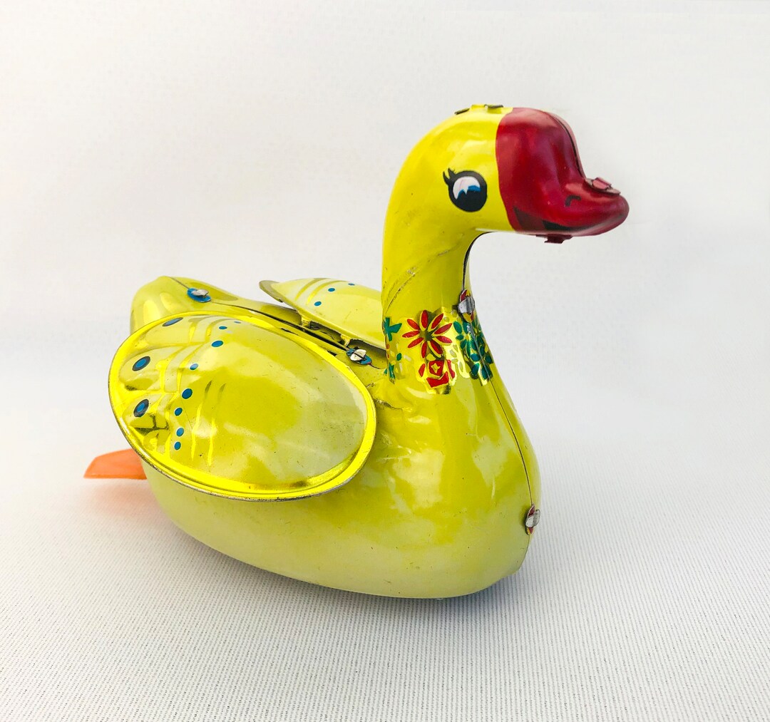 Wind up Tin Toy Fluttering Duck Metal Duck Wind-up Duck Made in China ...