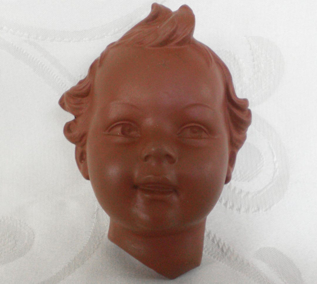 Wall Mask Hummel Goebel Boy Child's Head Putto FX 206/A - Etsy