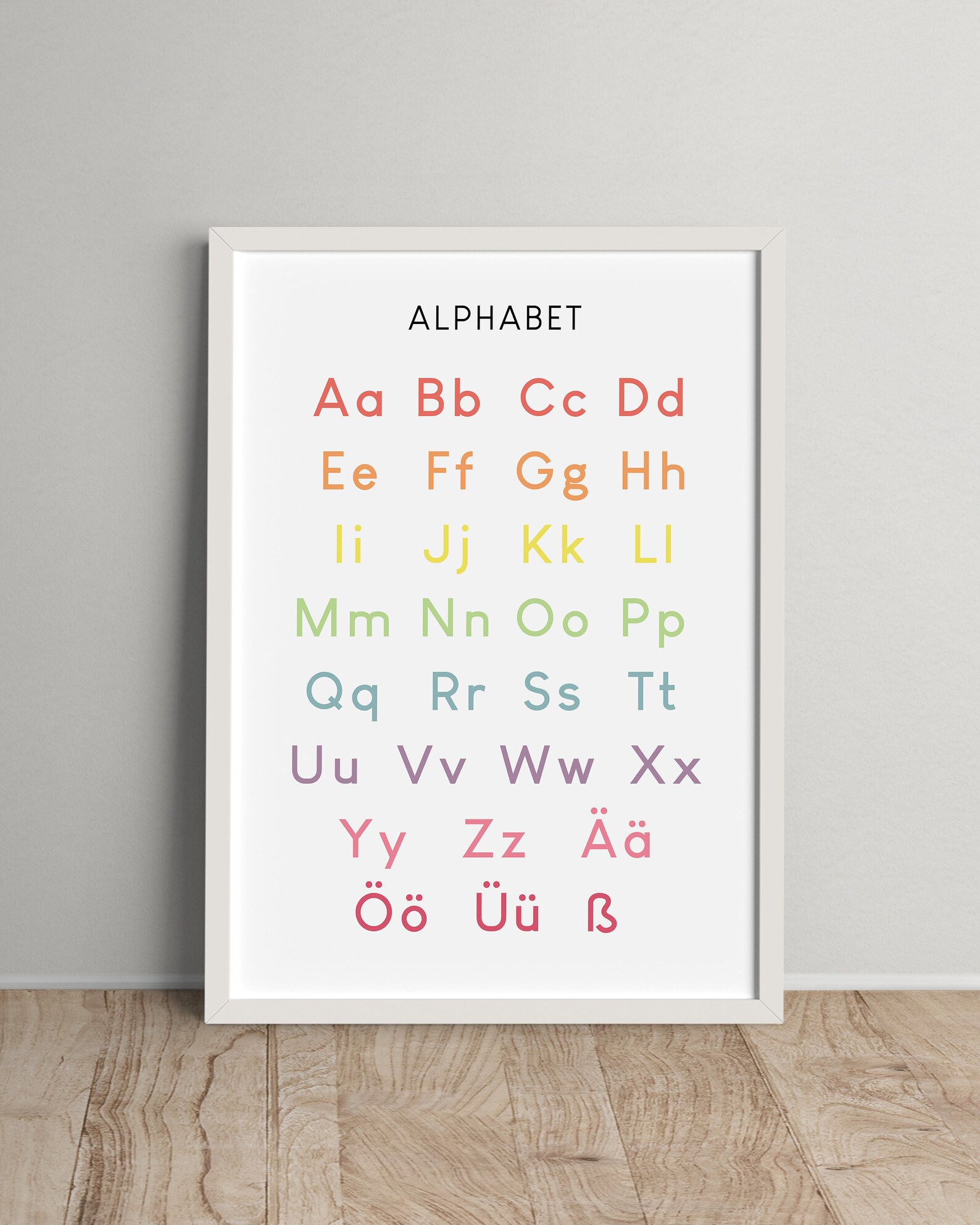 German Educational Prints, Lernposter Deutsch, Montessori Prints ...
