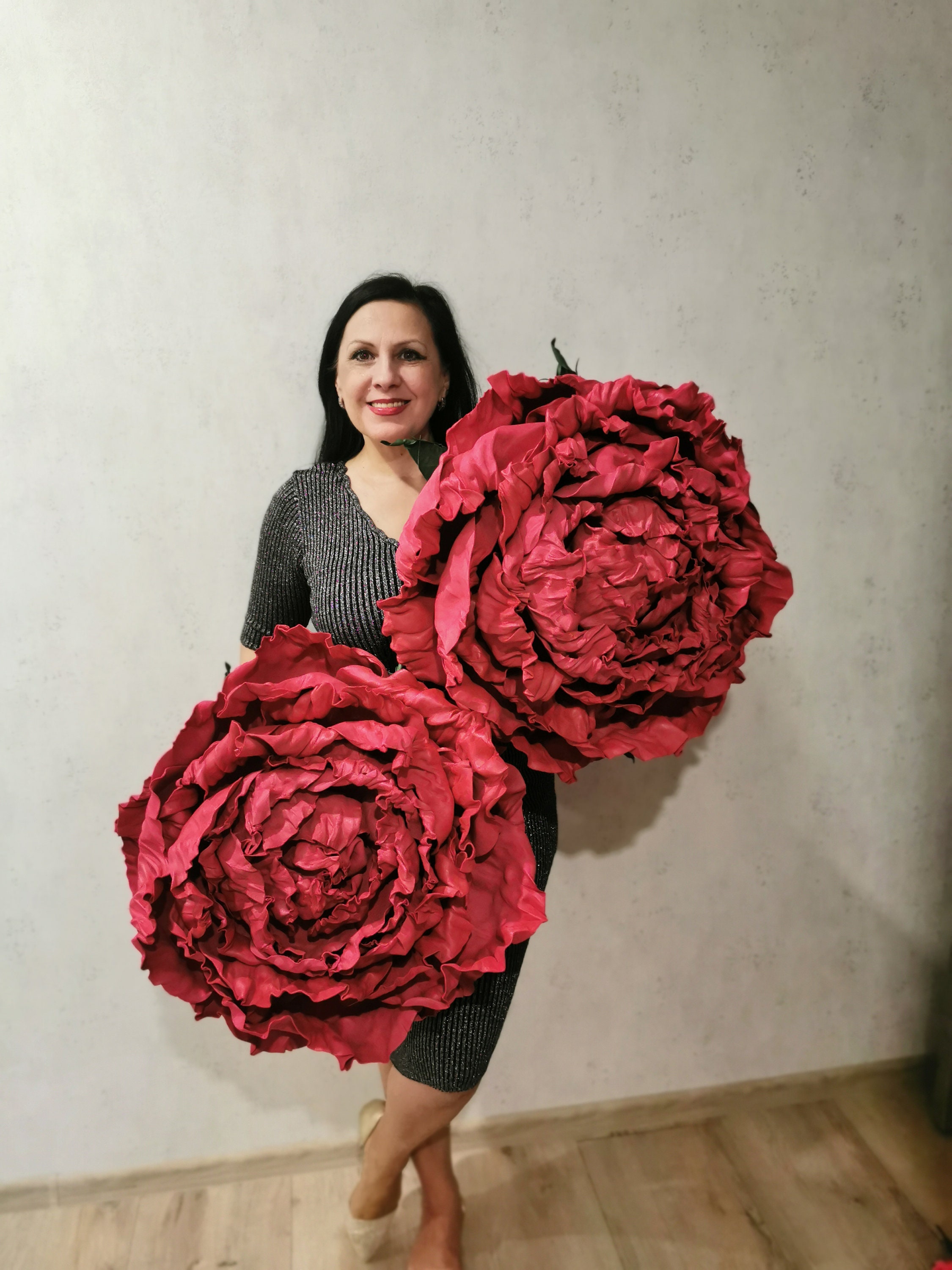 Giant Rose/wedding Decor/huge Red Rose/flower Head/event Decor/big ...
