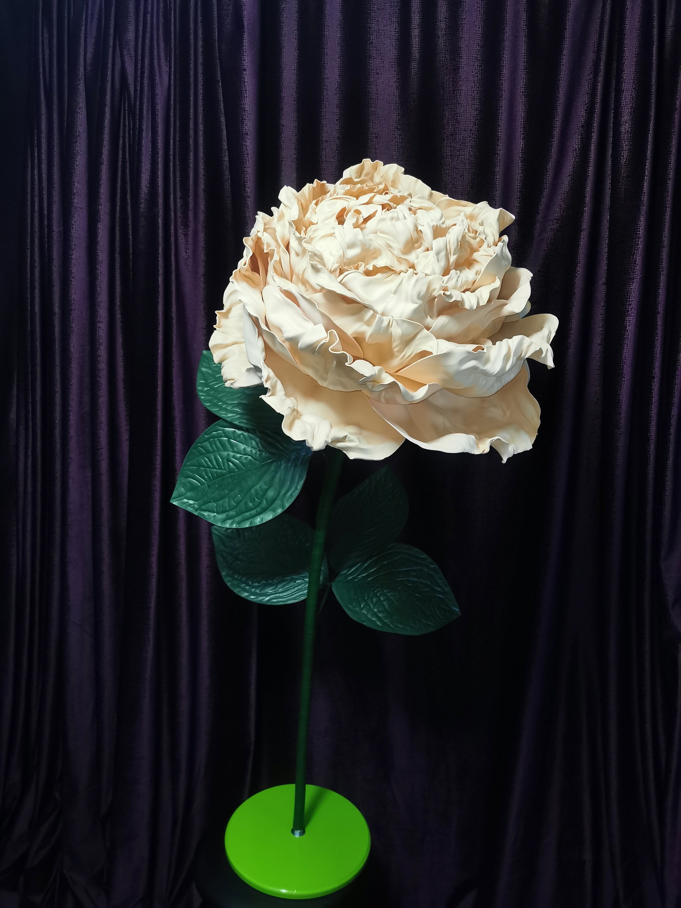 Oversize Rose. Wedding Rose Decor. Large Artificial Flowers. Giant Pink ...