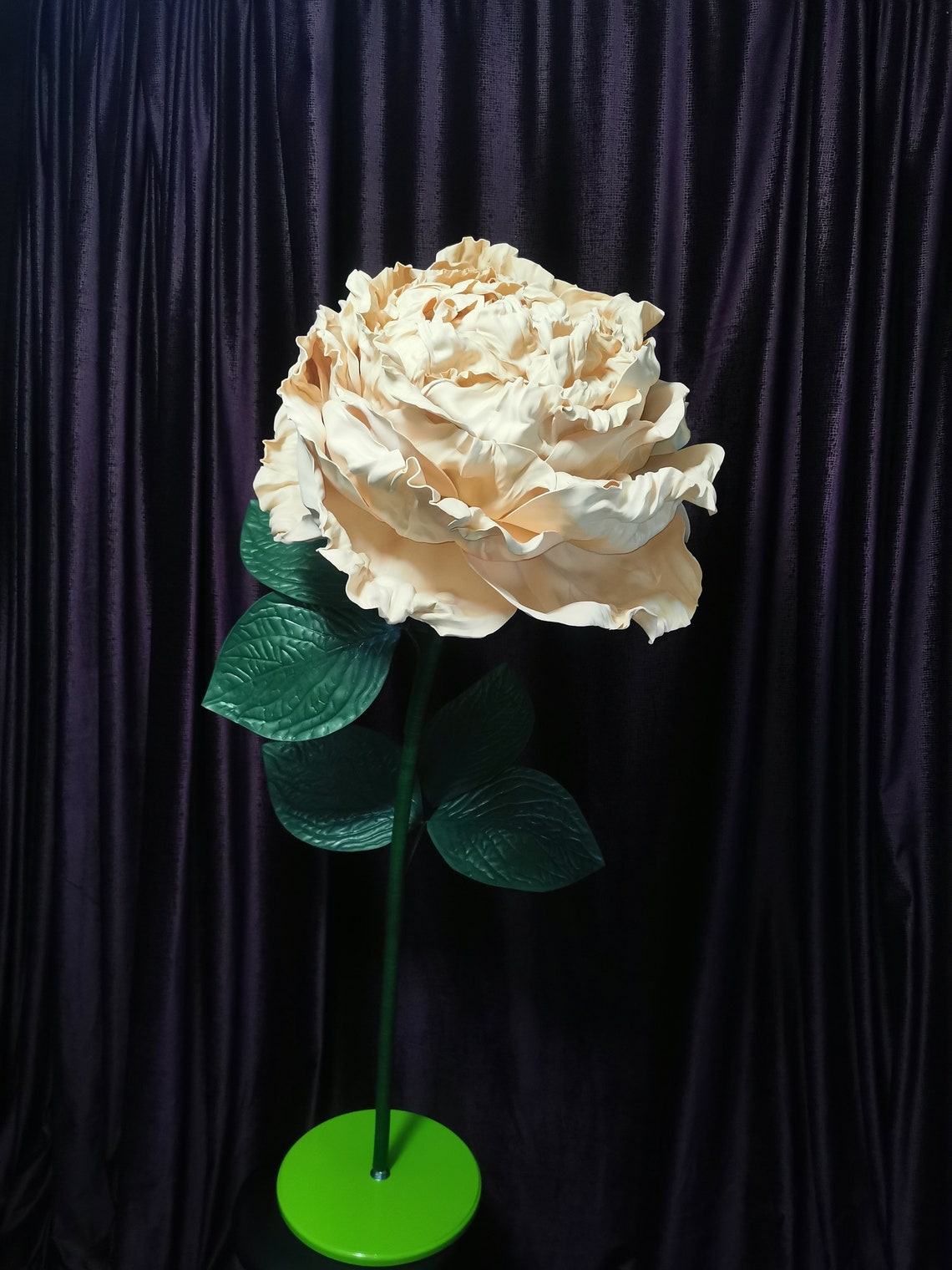 Oversize Rose. Wedding Rose Decor. Large Artificial Flowers. Giant Pink ...