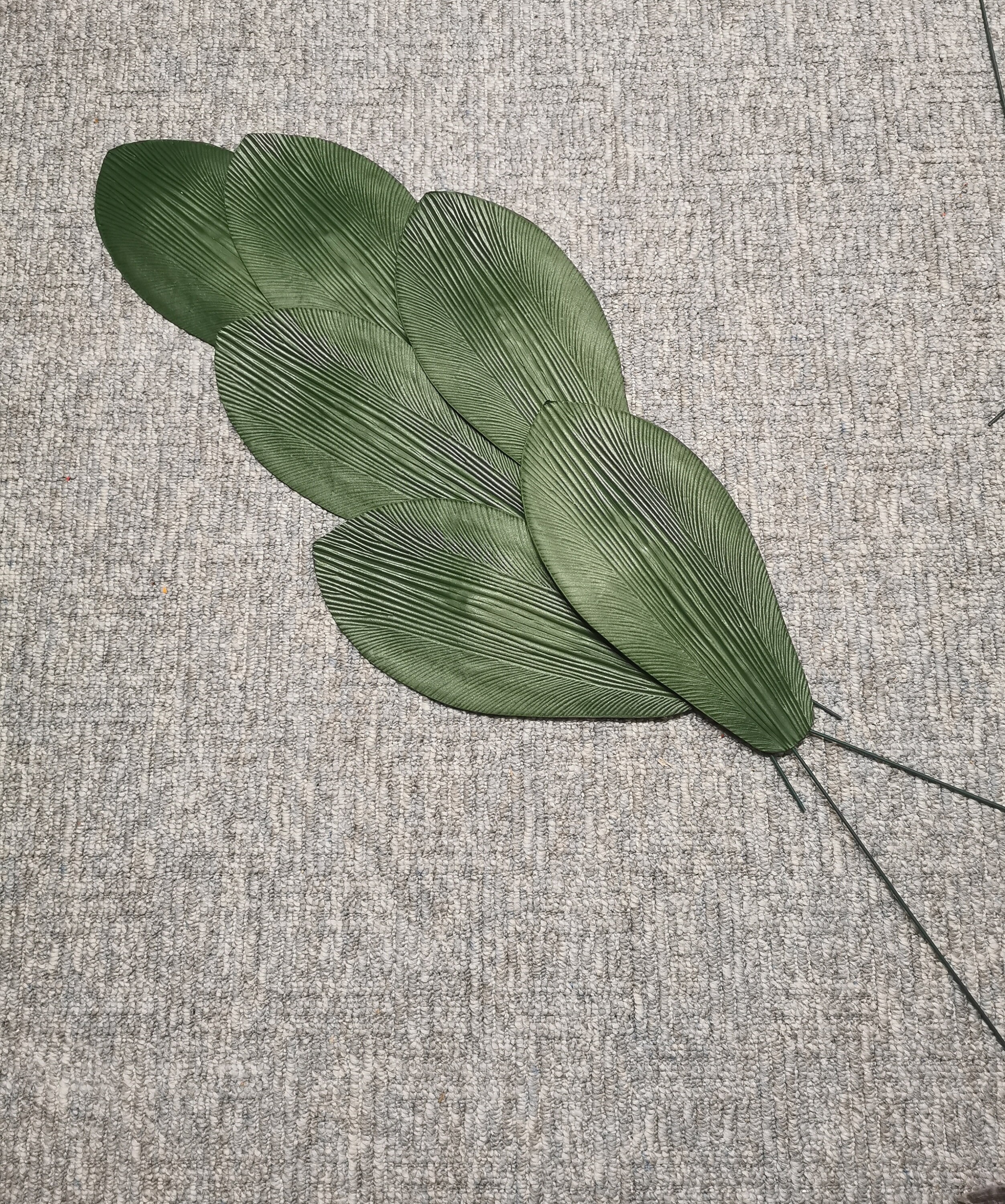 Big Green Leaves /huge Artificial Flowers and Leaves /green Decor /big ...
