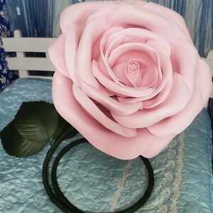 Big Pink Rose 50 Cm/giant Foam Flower/event Extra Large - Etsy