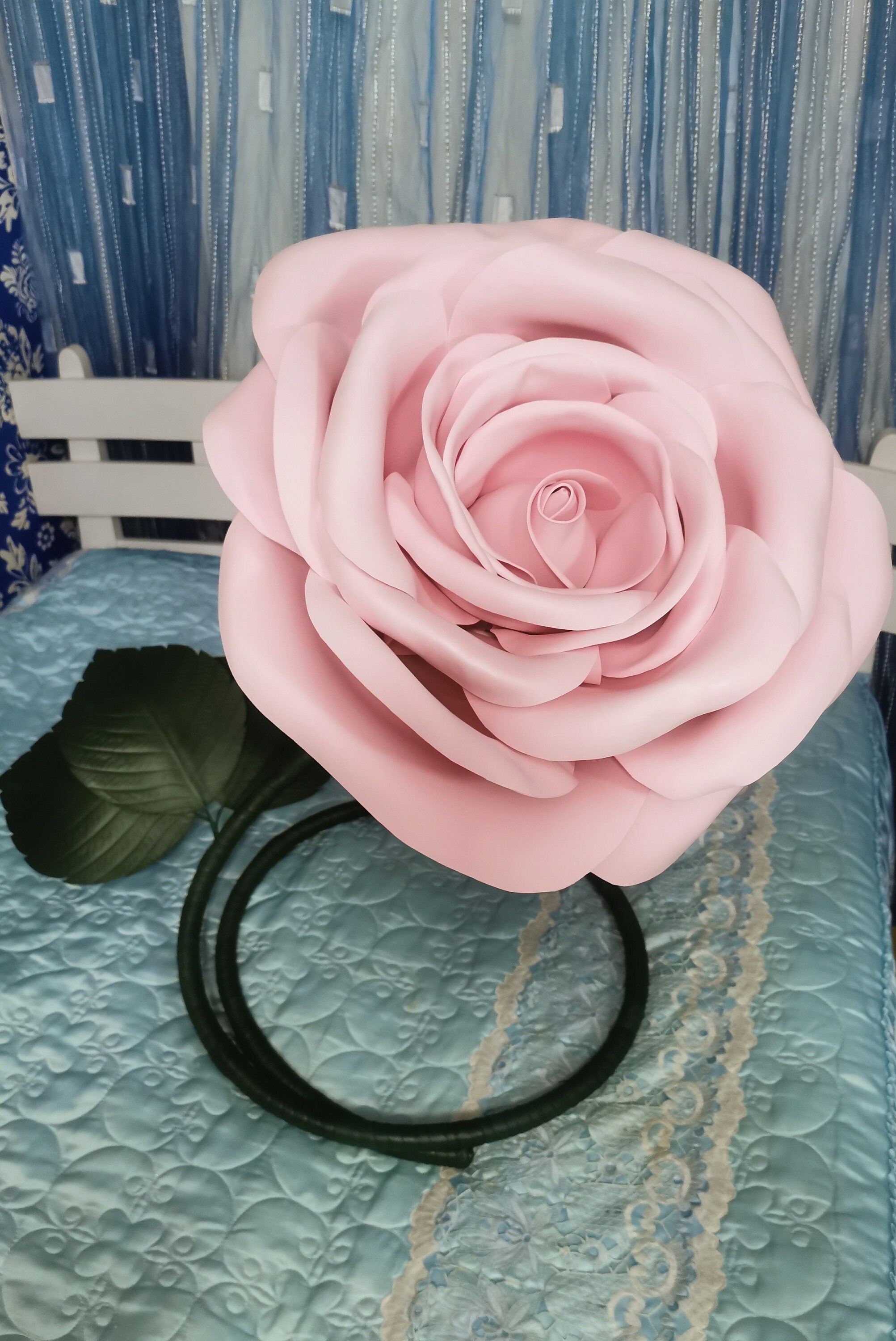 Big Pink Rose 50 Cm/giant Foam Flower/event Extra Large - Etsy