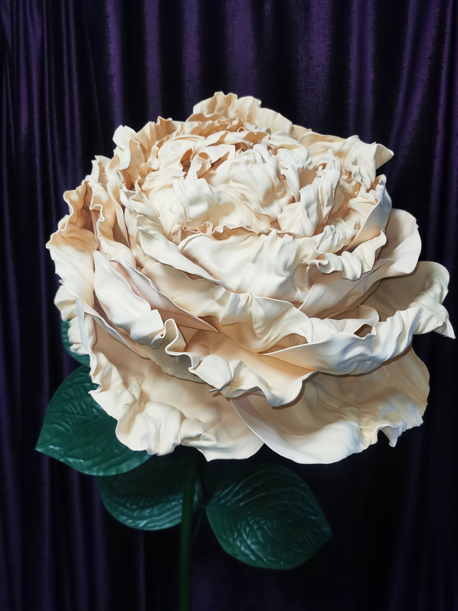 Oversize Rose. Wedding Rose Decor. Large Artificial Flowers. Giant Pink ...
