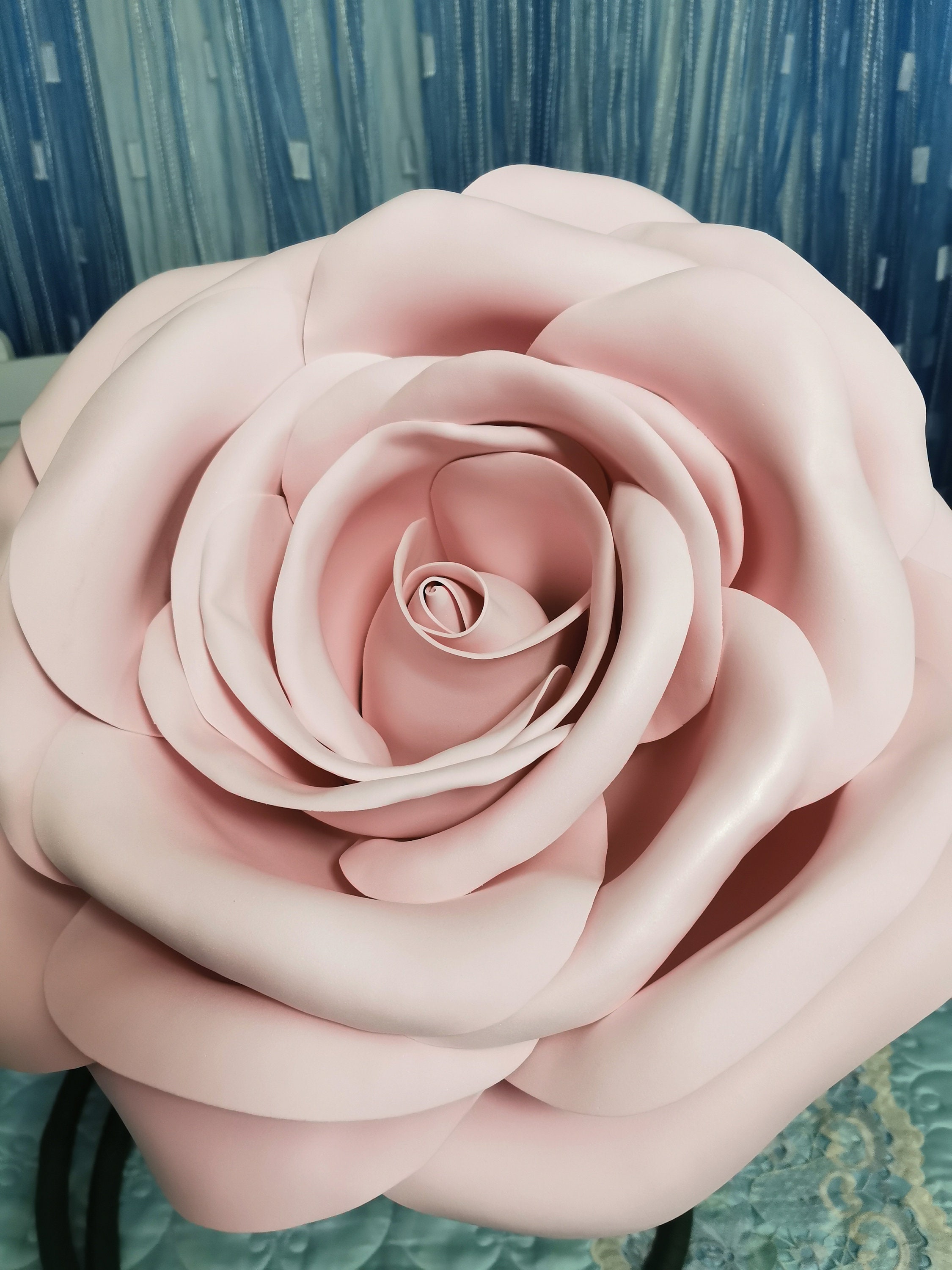 Big Pink Rose 50 Cm/giant Foam Flower/event Extra Large - Etsy
