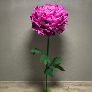 Wedding Floral Decor/giant Peonies /extra Large Artificial Flowers ...