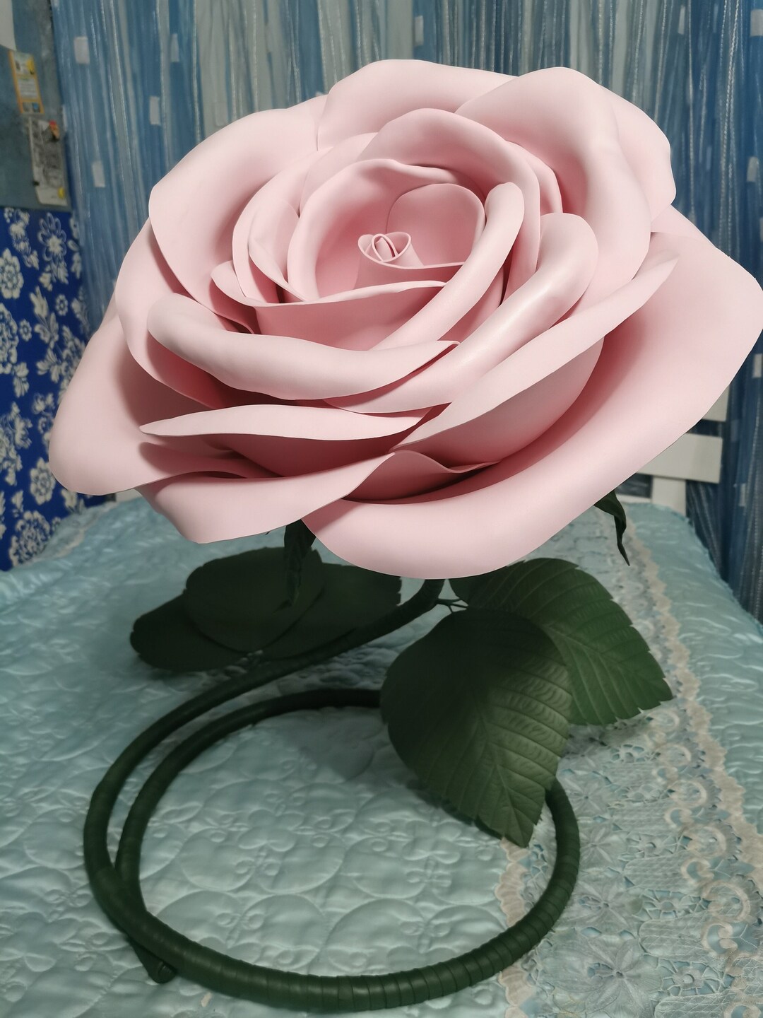 Big Pink Rose 50 Cm/giant Foam Flower/event Extra Large - Etsy