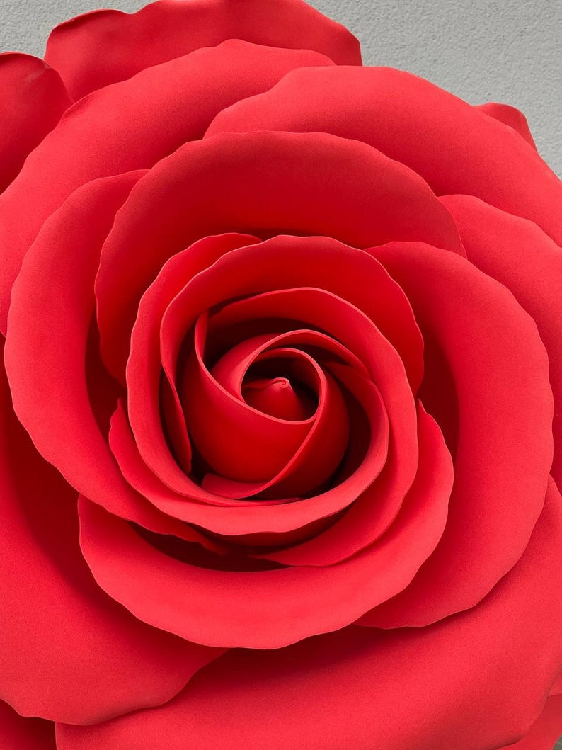 Giant Red Rose. Event Decor. Huge Red Roses. XXL Red Rose. Wedding ...