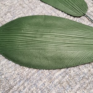 Big Green Leaves /huge Artificial Flowers and Leaves /green Decor /big ...