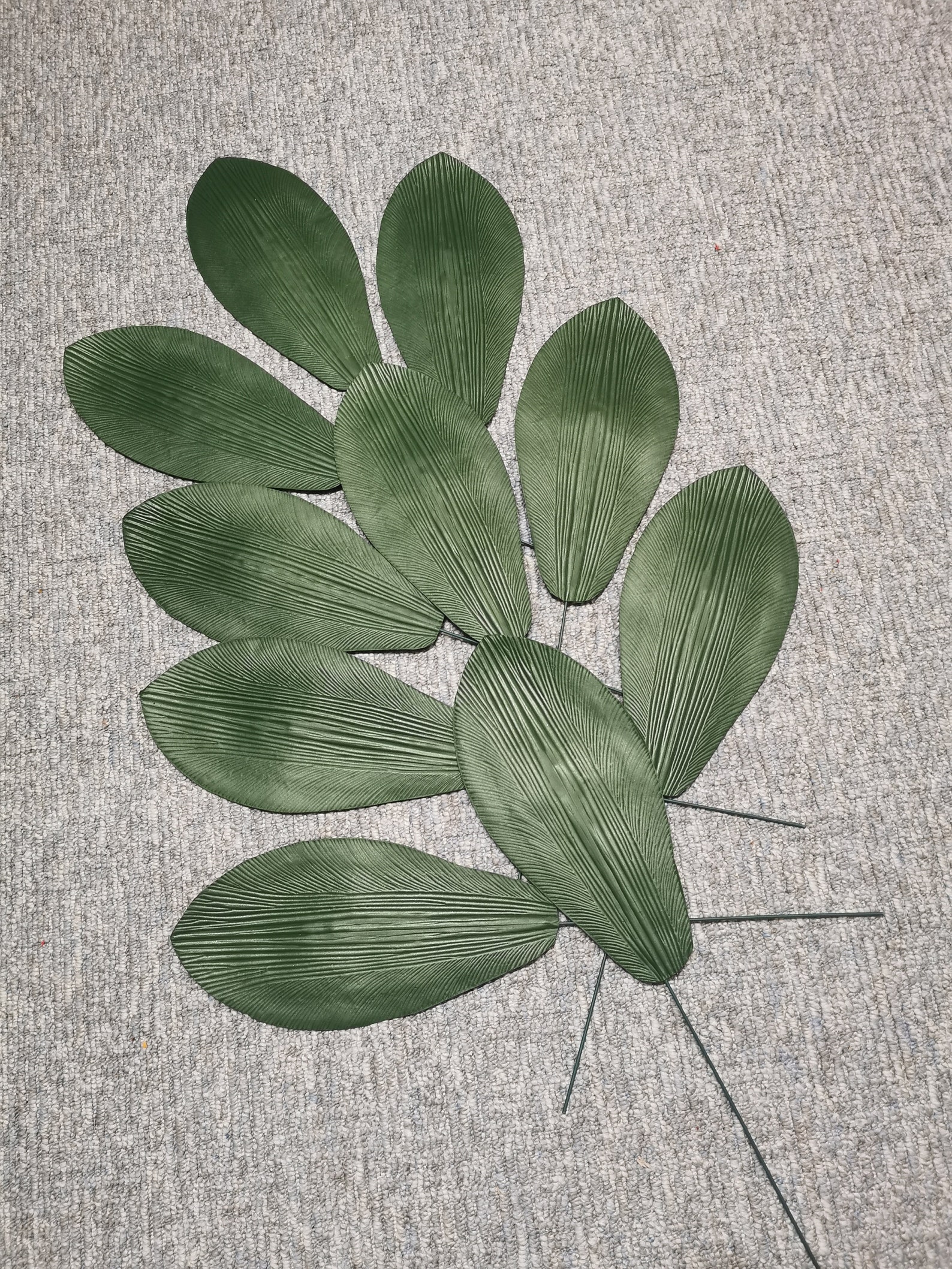Big Green Leaves /huge Artificial Flowers and Leaves /green Decor /big ...