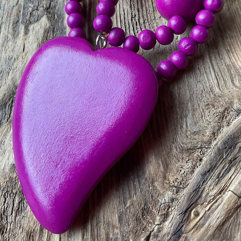 Magenta Necklace - Etsy