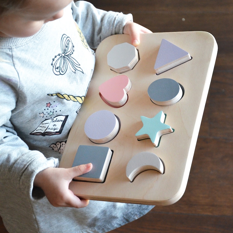 Geometric Puzzle - Etsy