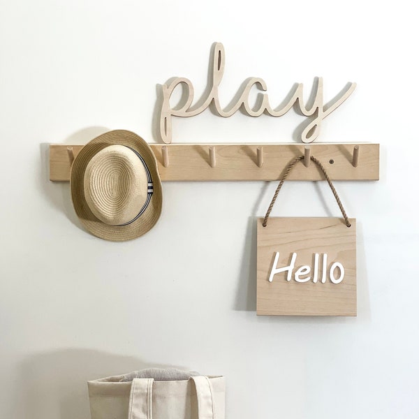 Decorative Coat Rack - Etsy