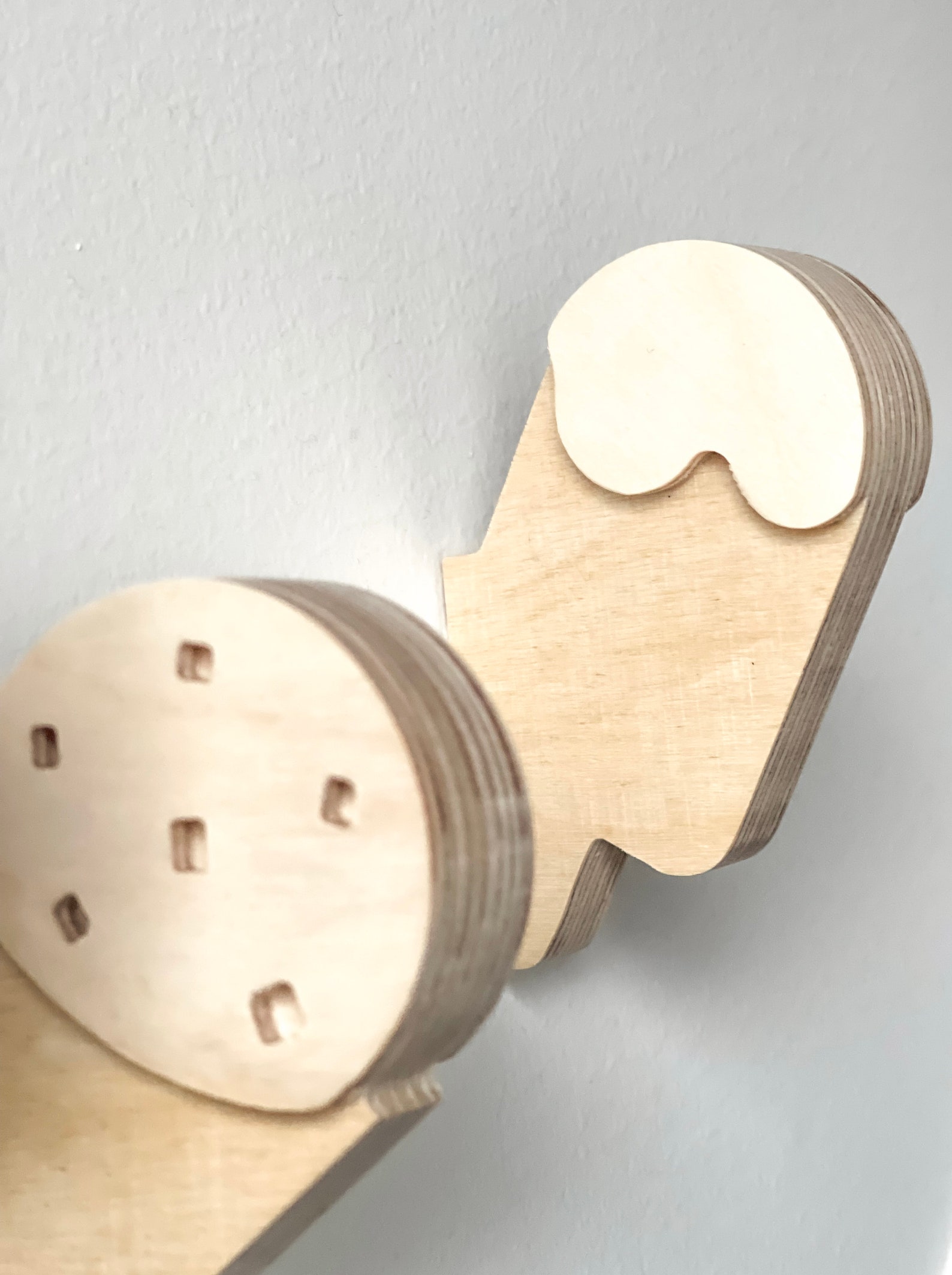 Ice Cream Hooks Set of Five Ice Cream Wall Hooks, Ice Cream Wall ...