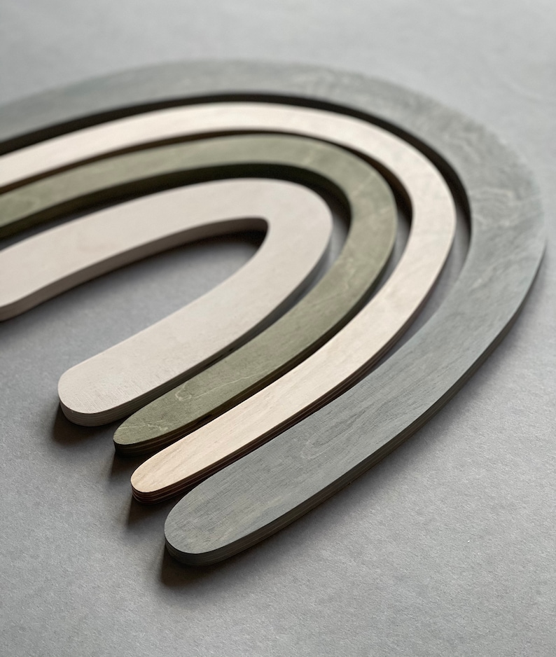 Rainbow Wooden Wall Decor Rainbow Plaque Rainbow Wooden | Etsy