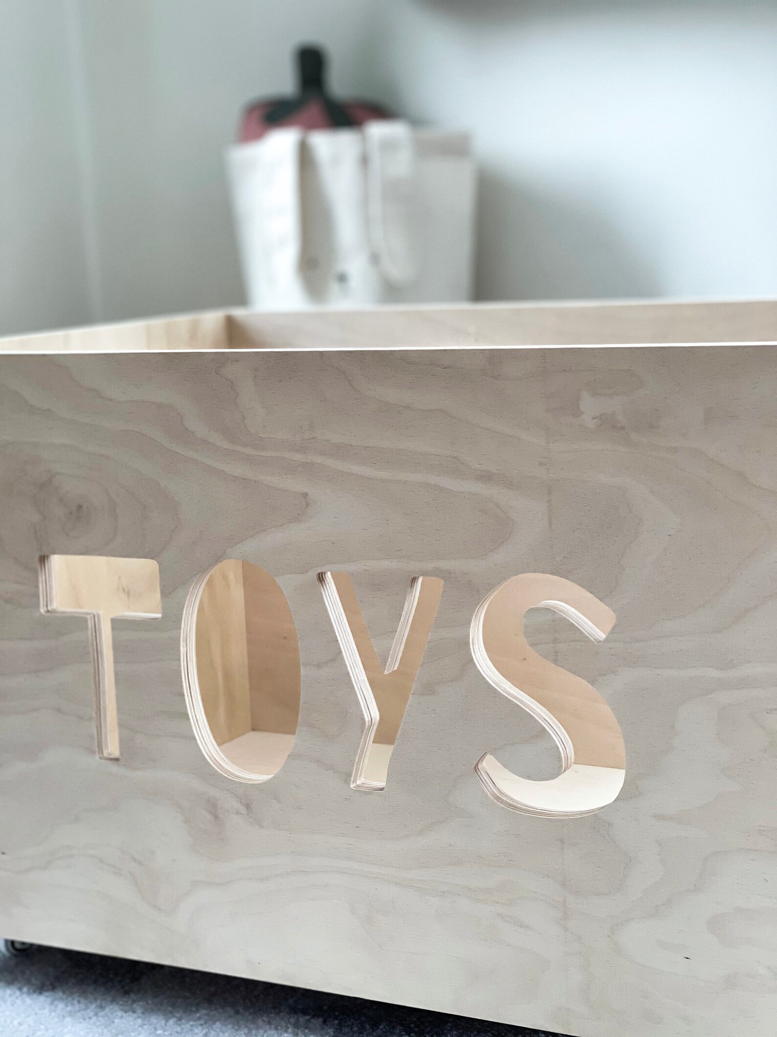 Wooden Toy Box Modern Toy Box Big Toy Chest Scandinavian - Etsy