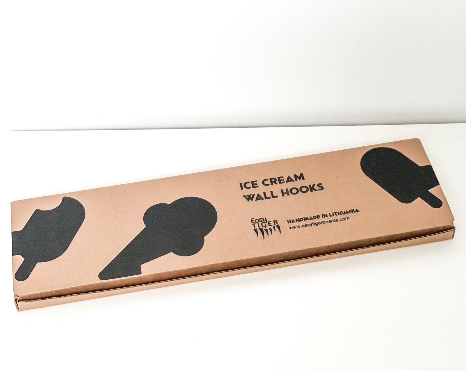 Ice Cream Hooks Set of Five Ice Cream Wall Hooks, Ice Cream Wall ...