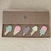 Ice Cream Hooks - Set of Five Ice Cream Wall Hooks, Ice Cream Wall ...