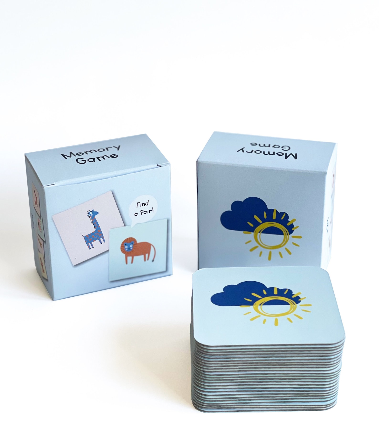 Memory Game Cards Matching Cards Animal Memory Game Toddler - Etsy