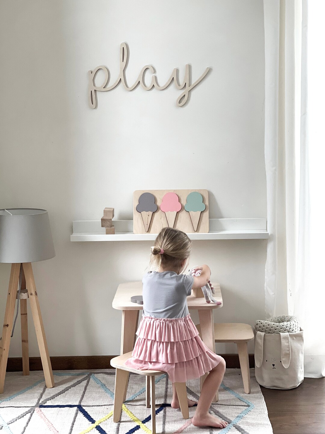 Play Wooden Sign - Nursery Decor - Kids Wall Decor - Kids Bedroom ...