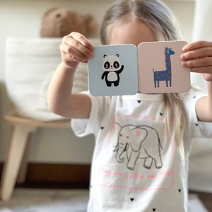 Memory Game Cards, Matching Cards, Animal Memory Game, Toddler Toys ...