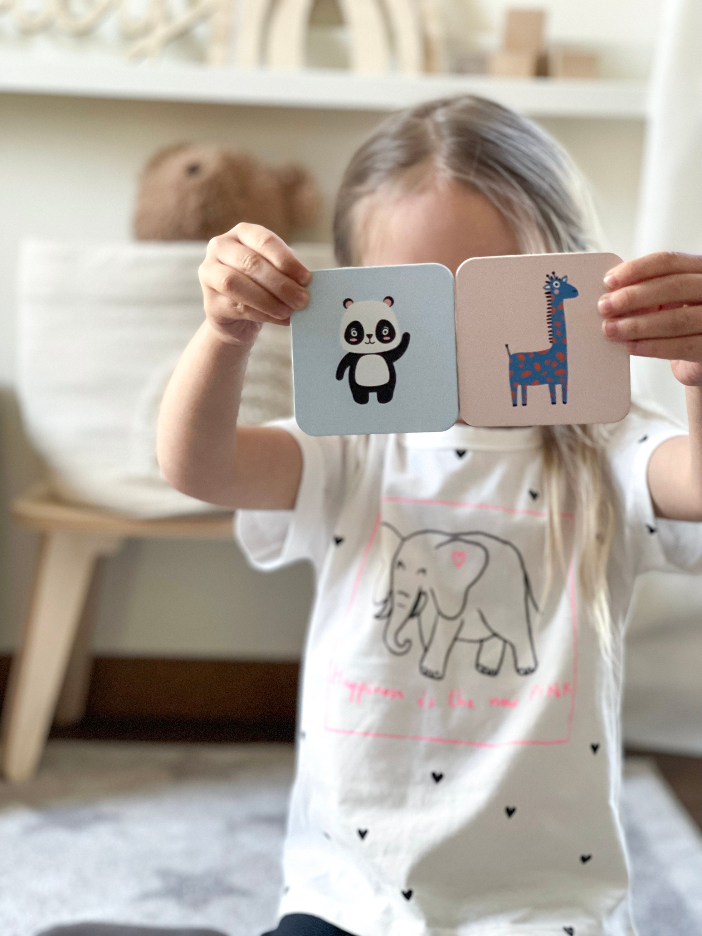 Memory Game Cards Matching Cards Animal Memory Game Toddler - Etsy Canada