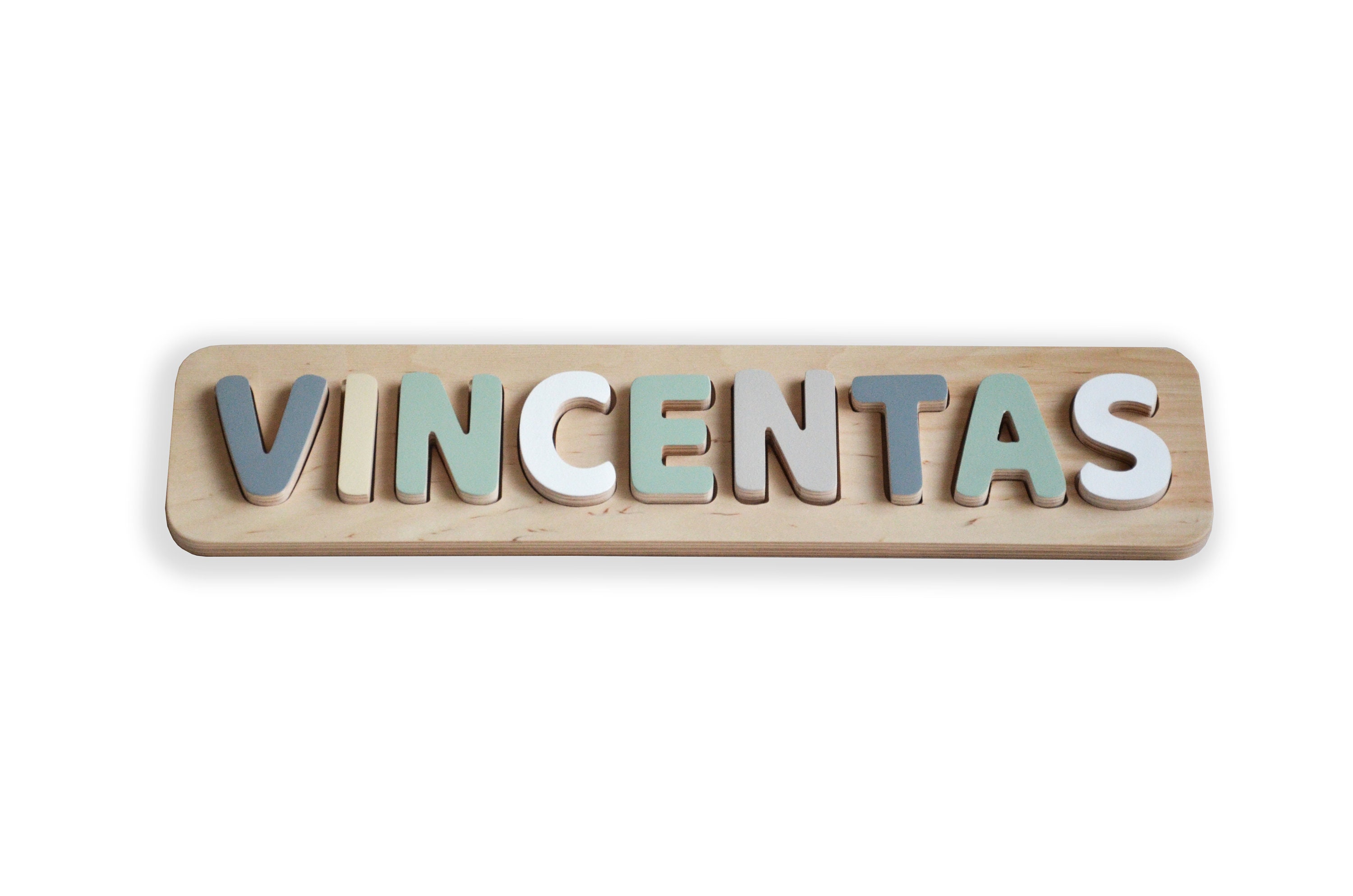 Name Puzzle - Baby Boy Gift. Busy Board - Personalized Toddler Toy ...