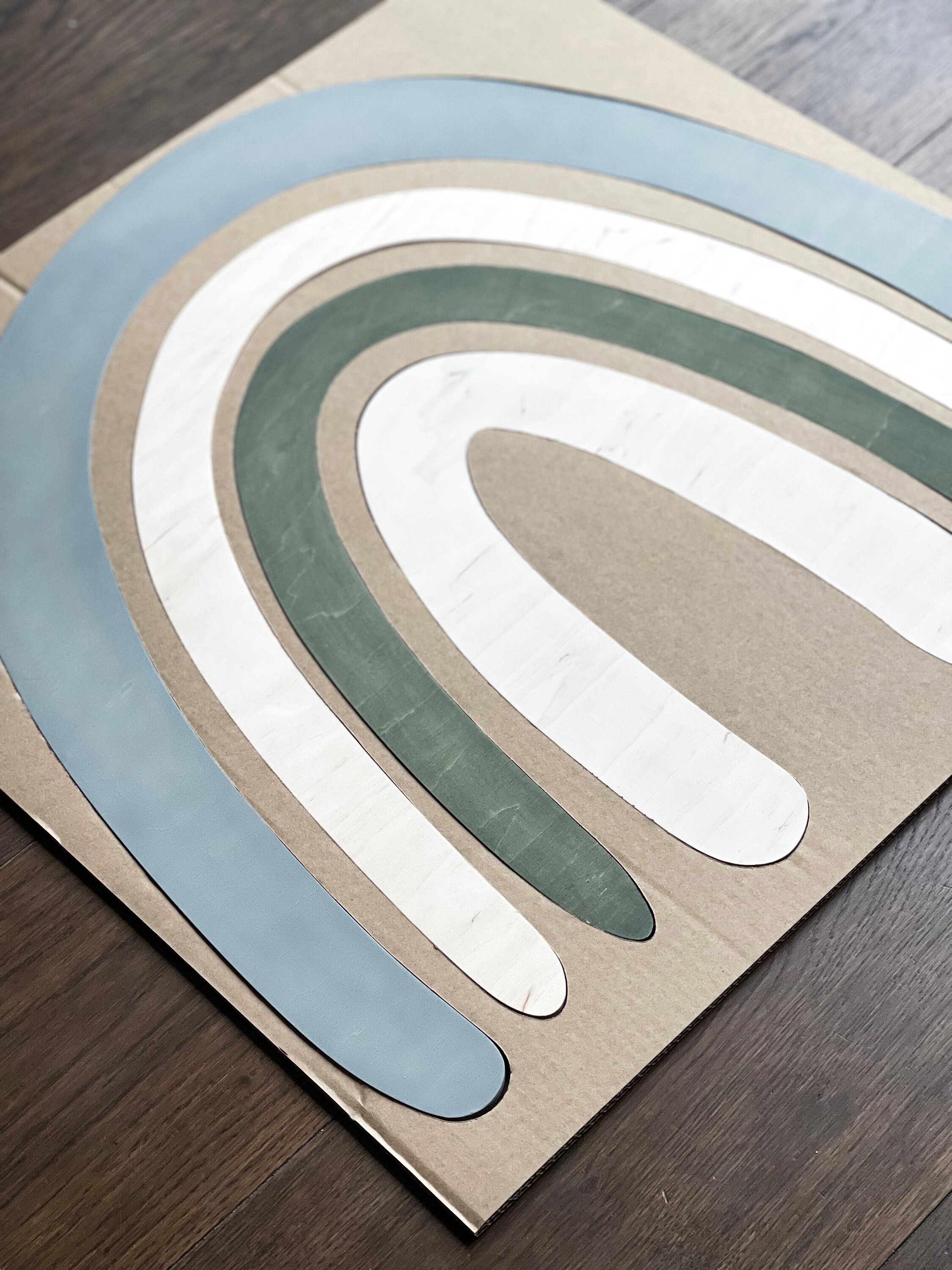 Rainbow Wooden Wall Decor Rainbow Plaque Rainbow Wooden | Etsy