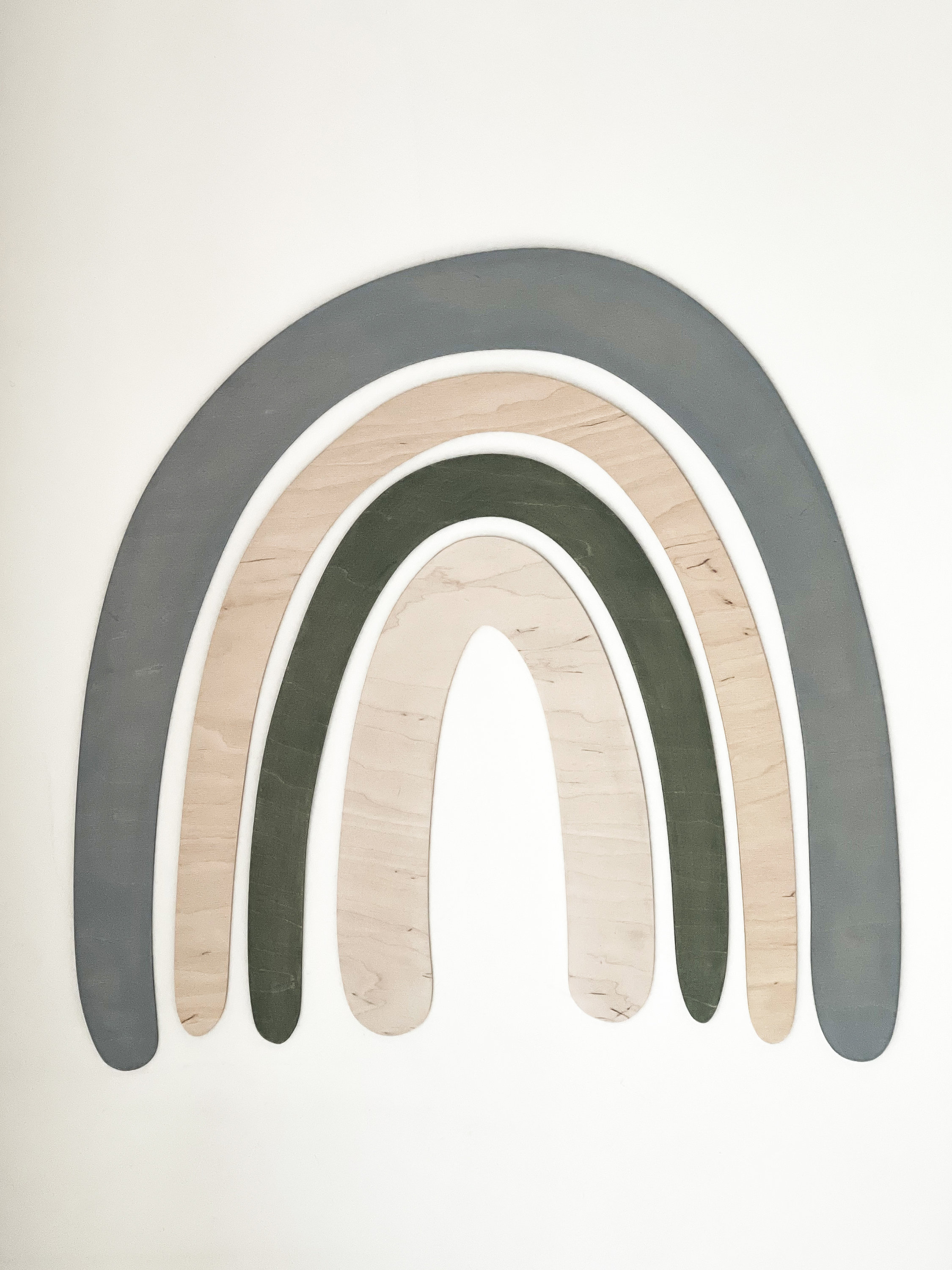 Rainbow Wooden Wall Decor Rainbow Plaque Rainbow Wooden | Etsy