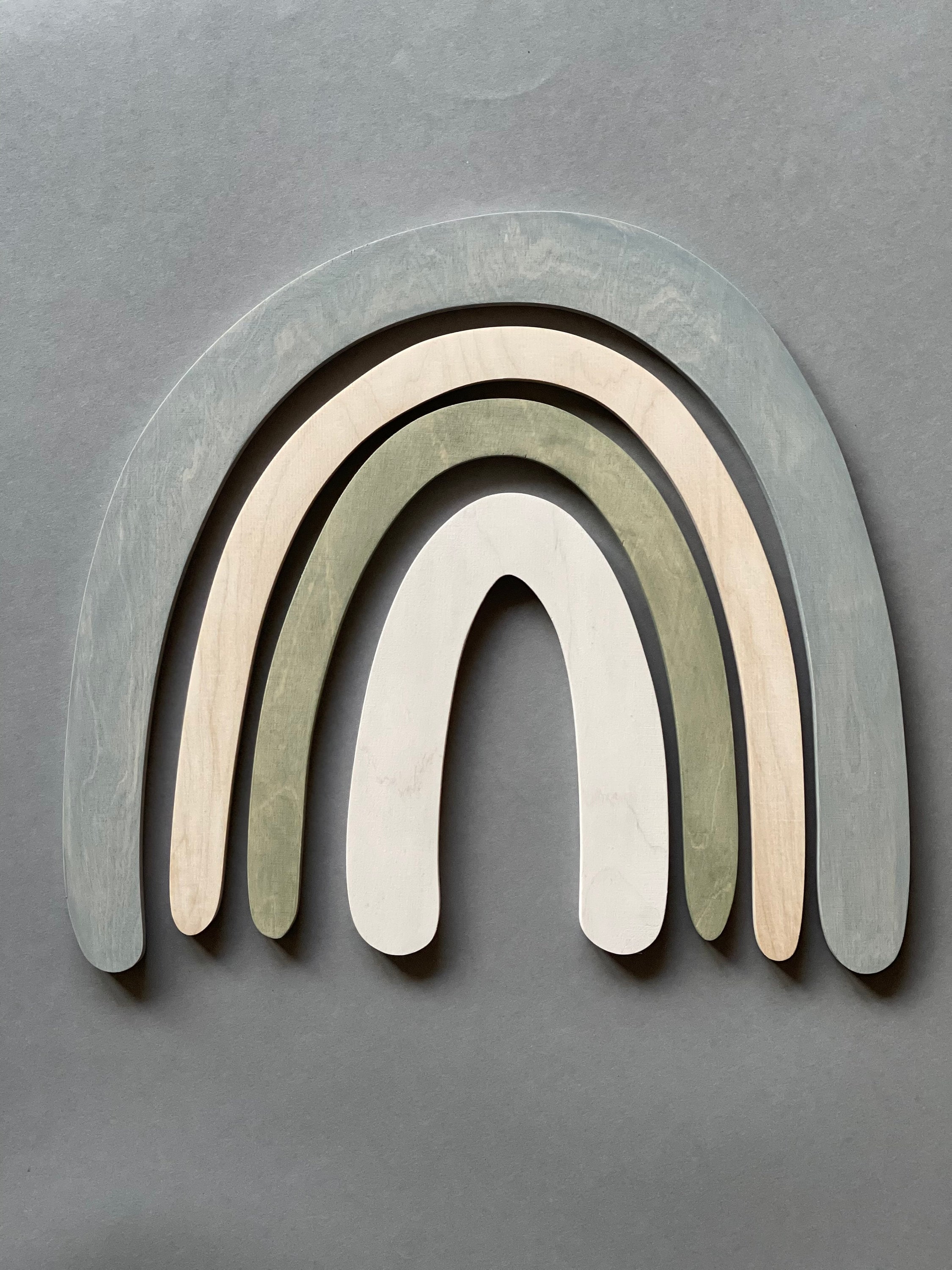 Rainbow Wooden Wall Decor Rainbow Plaque Rainbow Wooden | Etsy