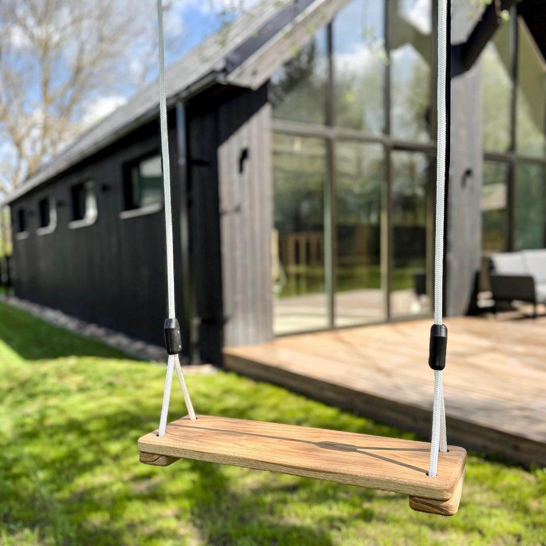 Oak Tree Swing for Kids & Adults | Personalized Wooden Swing Set ...