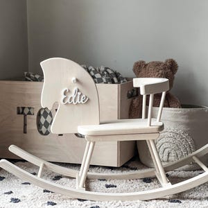 Personalized Rocking Horse | Gifts for Kids, Wooden Horse Toy, Baby ...