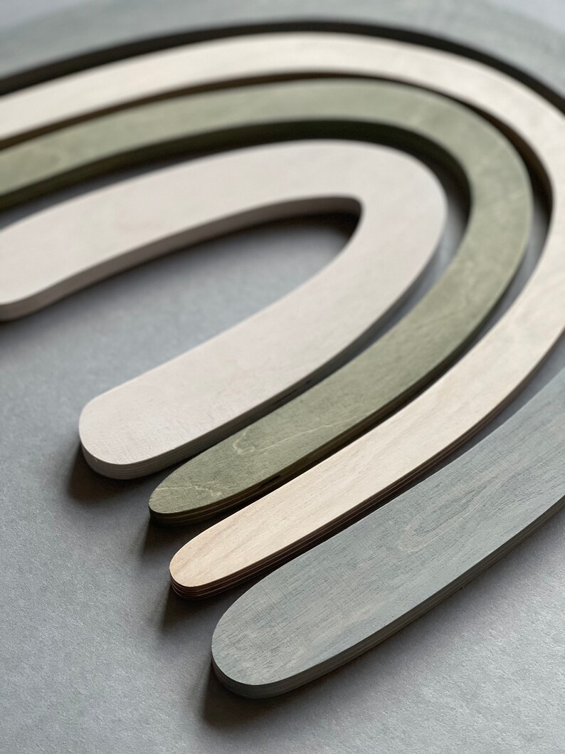 Rainbow Wooden Wall Decor Rainbow Plaque Rainbow Wooden - Etsy