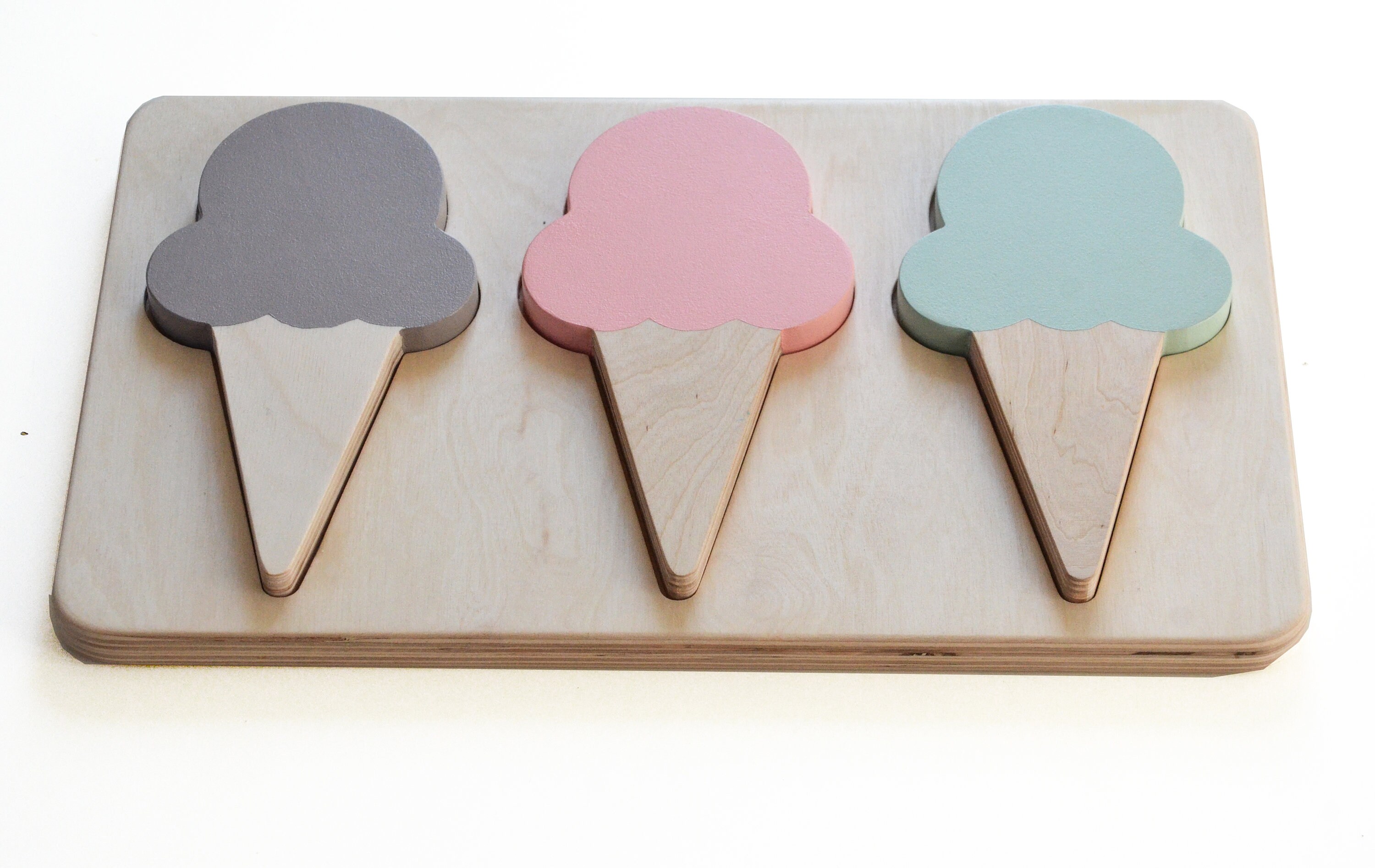 Wooden Ice Cream toy Wooden Toy Toys for Kids Ice Cream | Etsy