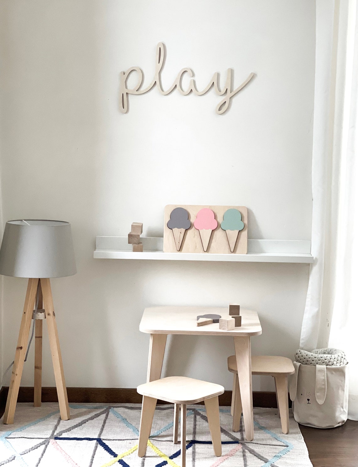 Play Wooden Sign - Nursery Decor - Kids Wall Decor - Kids Bedroom ...