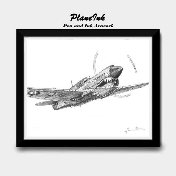 P40 Warhawk Print - Etsy