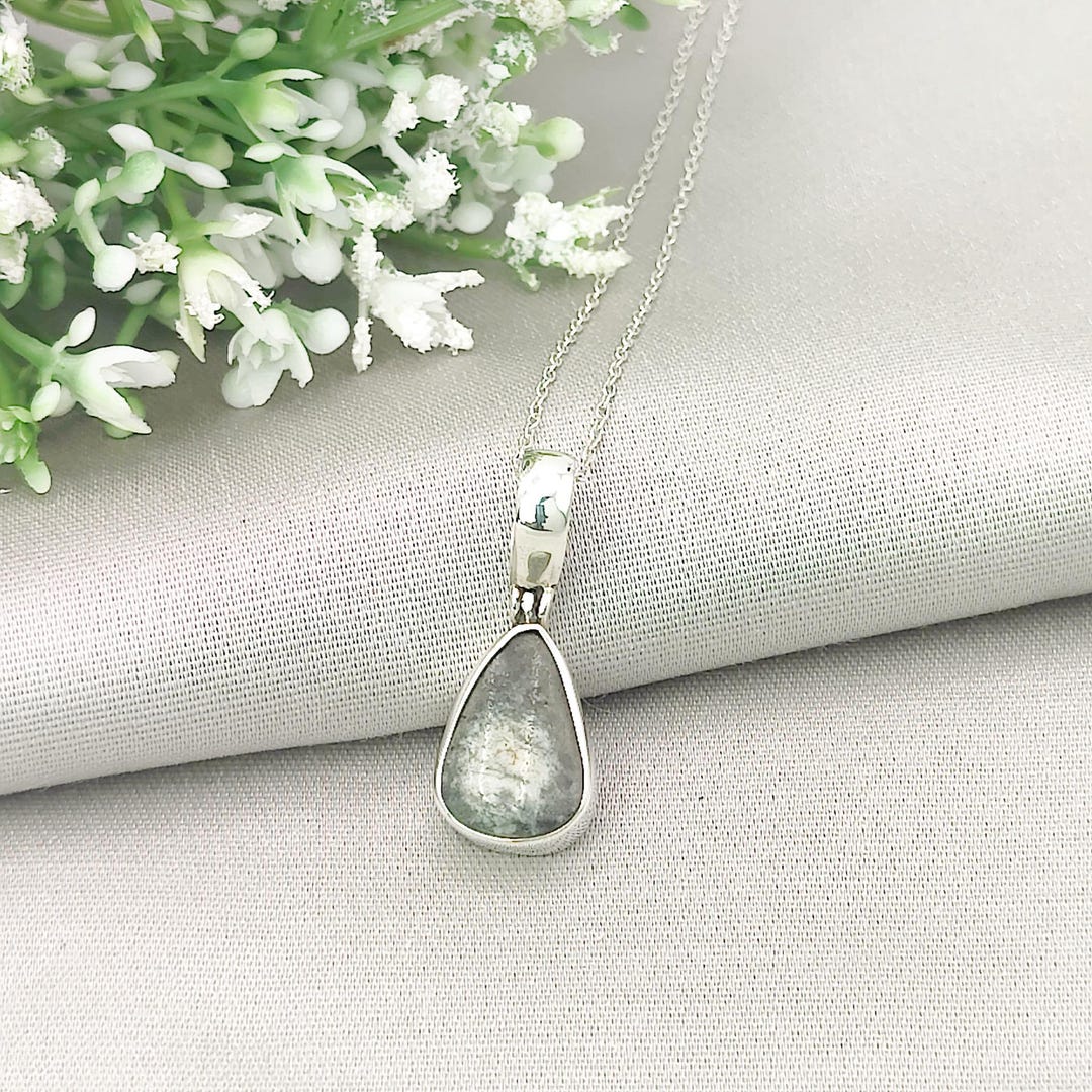 Preseli Bluestone Necklace | Stonehenge Spiritual Gift | Curved ...