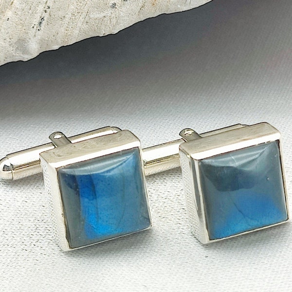 Gemstone Cufflinks - Etsy