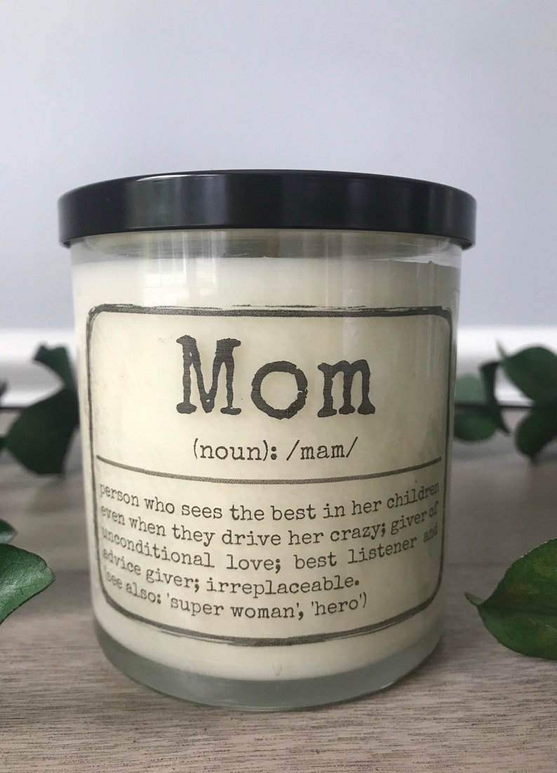 Mom Definition Candle/ Mom gift/ Mother's day gift | Etsy