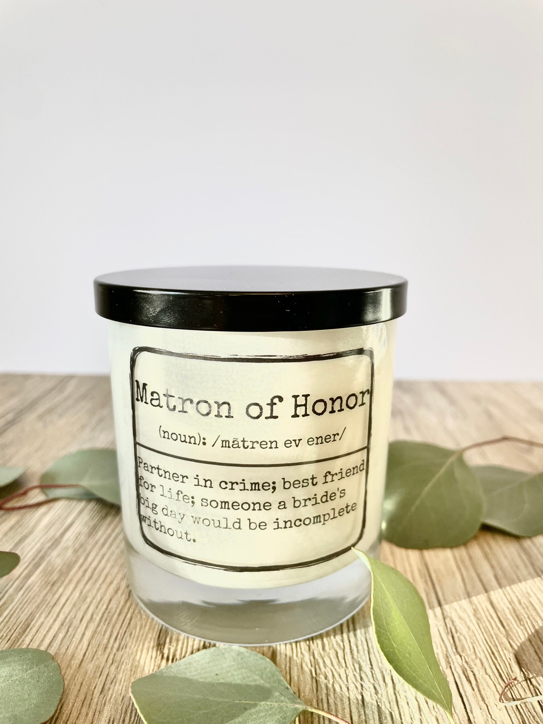 Maid of Honor Candle/ Maid of Honor Gift/ Maid of Honor | Etsy