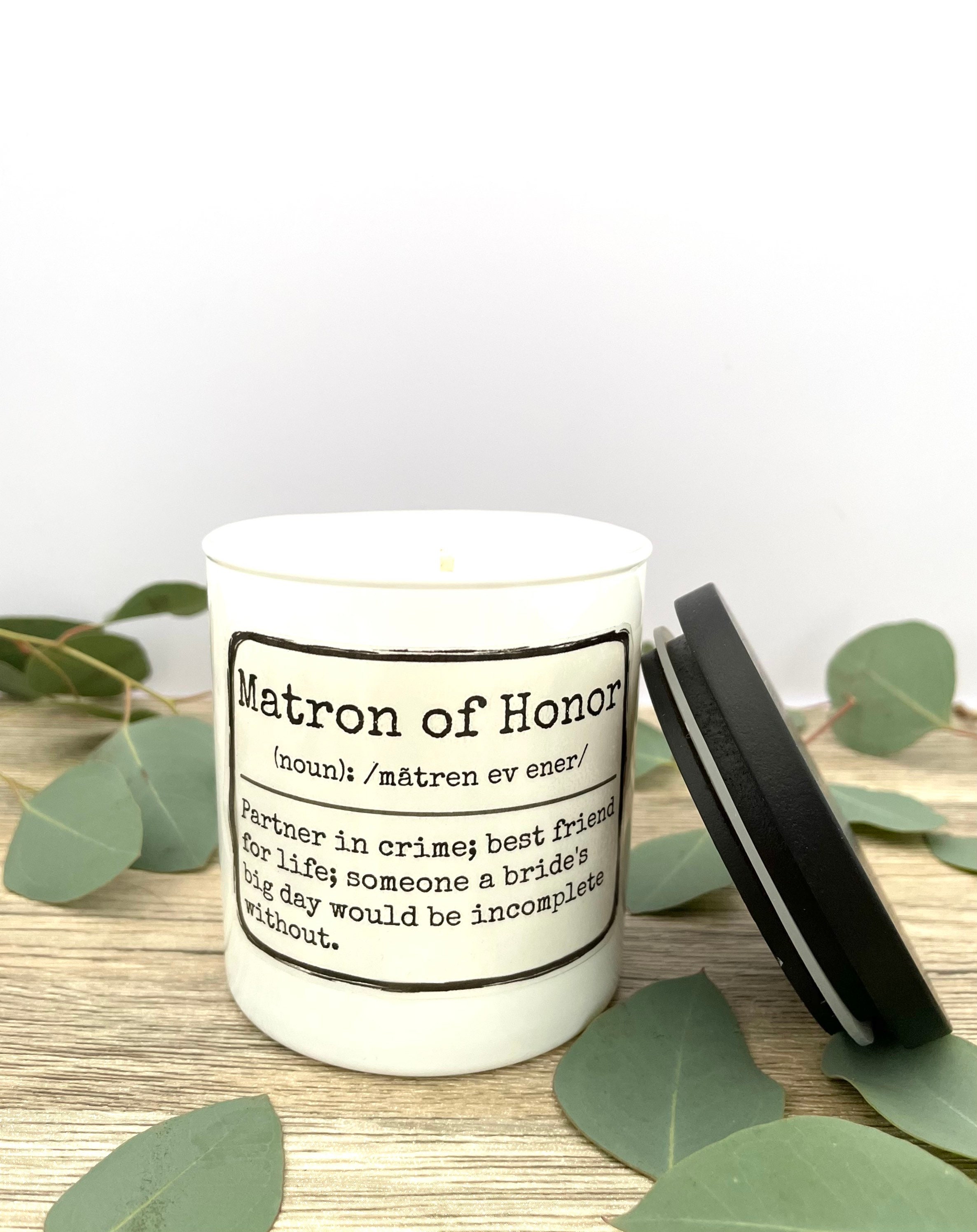 Maid of Honor Candle/ Maid of Honor Gift/ Maid of Honor | Etsy