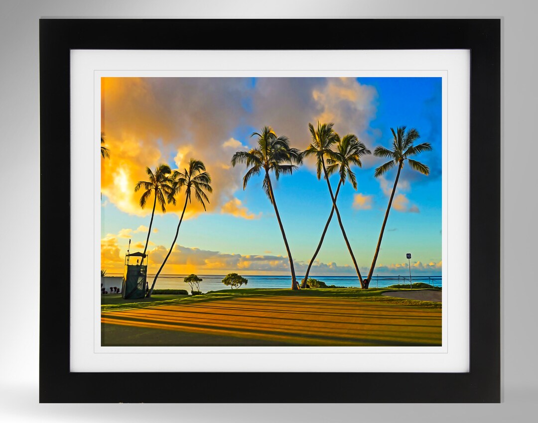 The Waialae Country Club 16th Hole Impressionism Painting-effect Print ...
